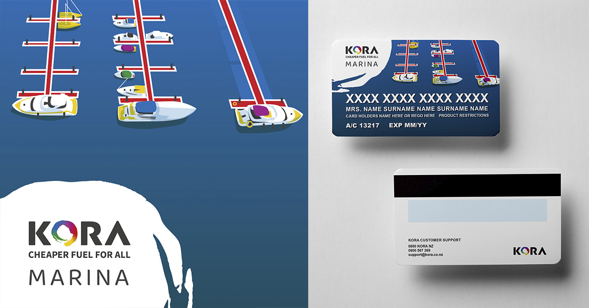 Kora Marina Card - TBD Digital | Wellington, New Zealand