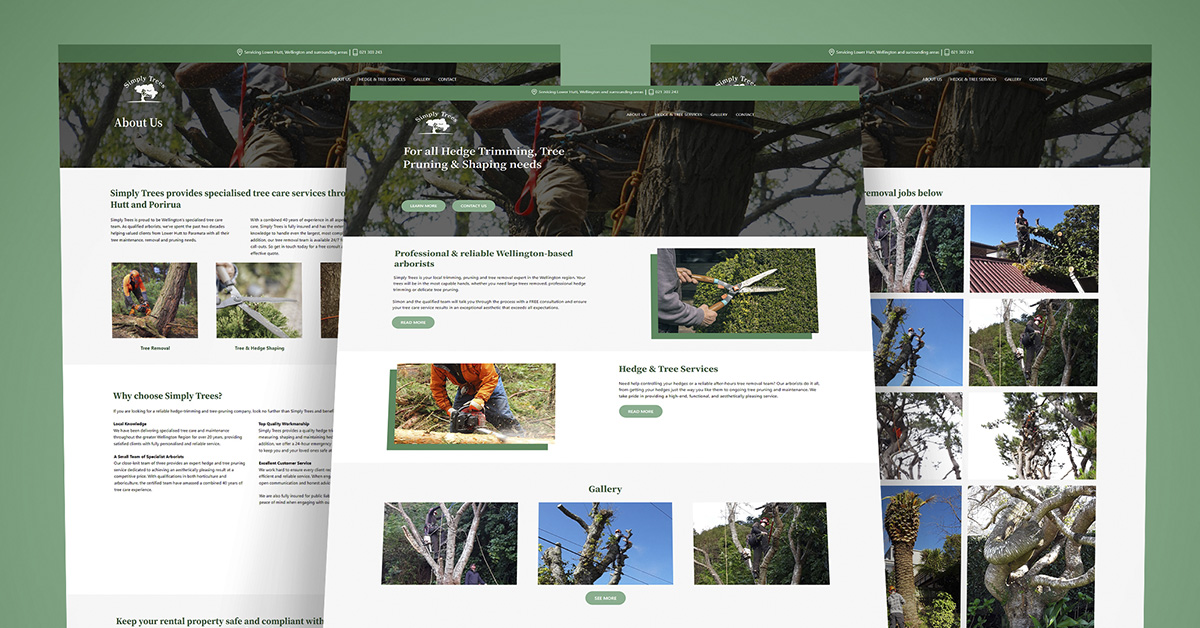 Simply Trees Website & Brand Refresh - TBD Digital | Wellington, New ...