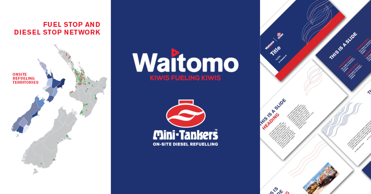 Waitomo Mini-Tankers - Brand Merge - TBD Digital | Wellington, New Zealand